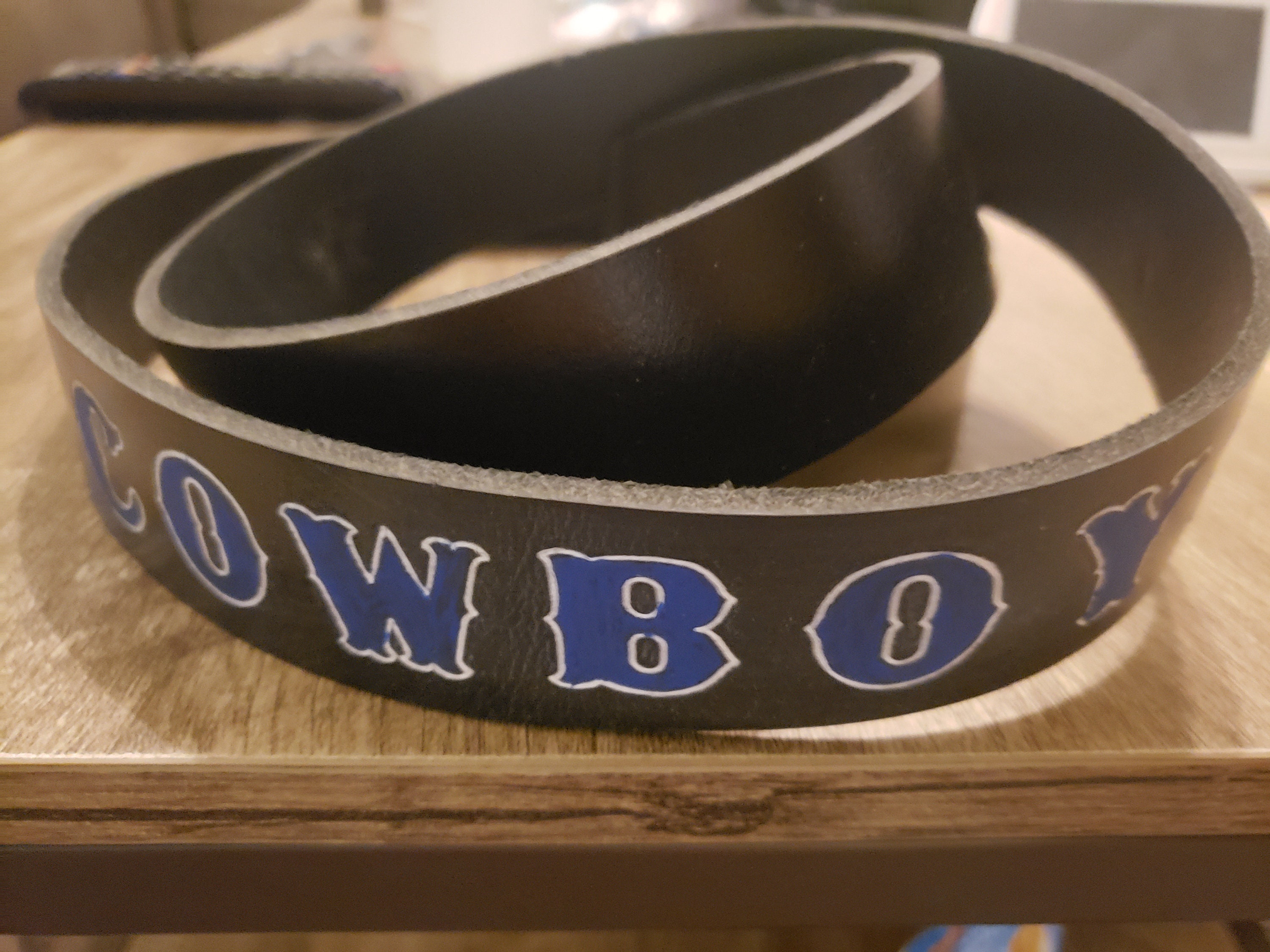 Custom Leather Name Belt | Etsy