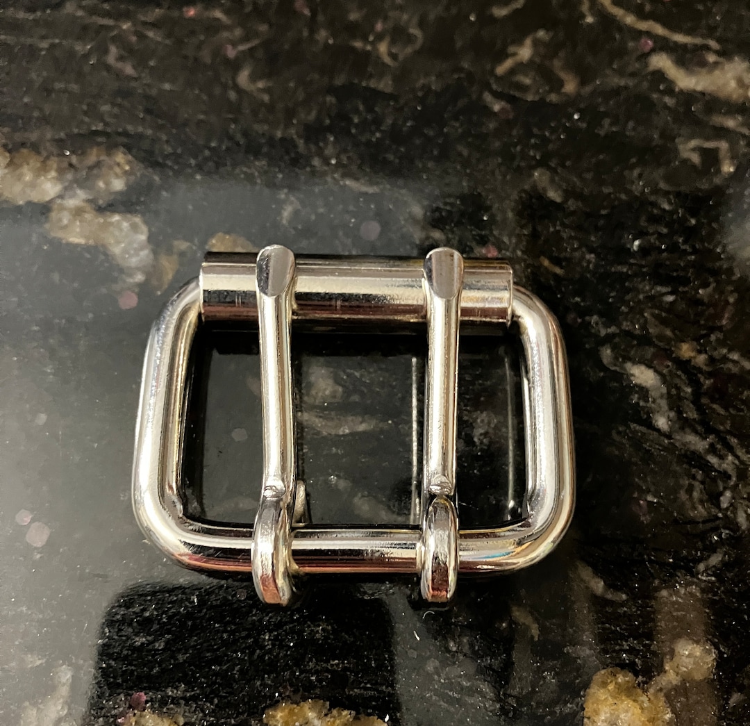 Steel Double Prong Double Tongue Belt Buckle 1.5” - Etsy