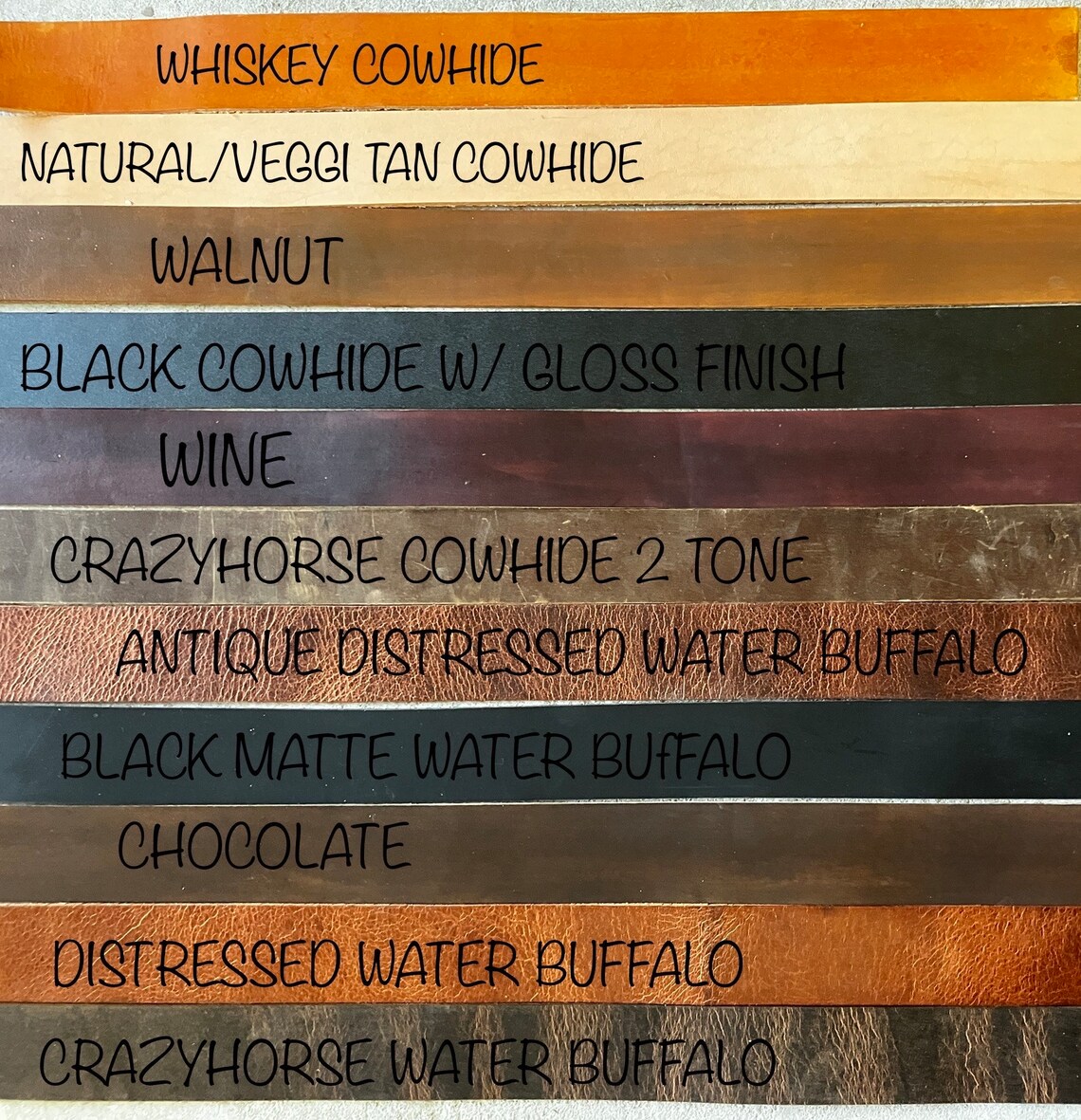 Custom Leather Double Hole Belt - Etsy