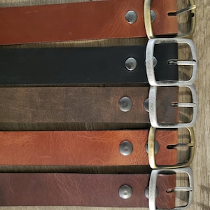 Custom Heavy Duty Leather Gun Belt Dress Belt - Etsy