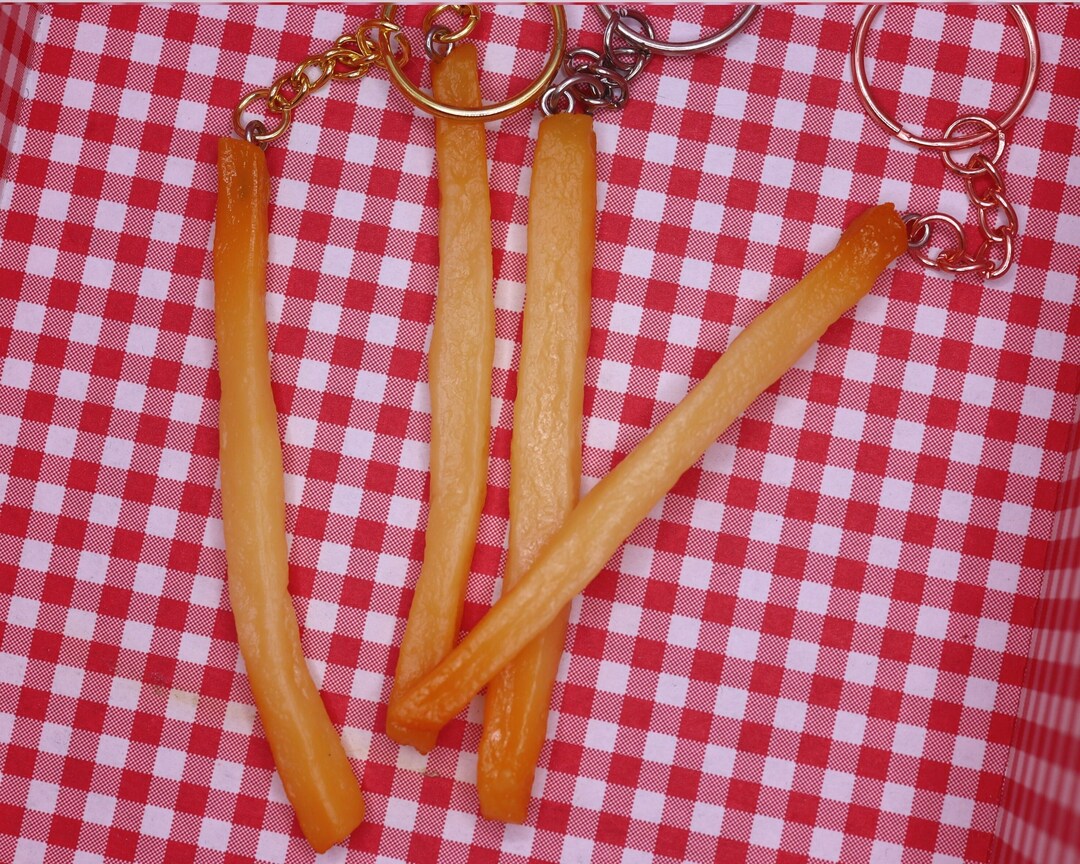 Realistic French Fry Keychain, Mcdonalds Fry Keyring, Fake Food ...