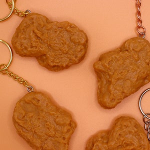Realistic Chicken Nugget Keychain, Mcdonalds Chicken Nugget, Fake Food ...