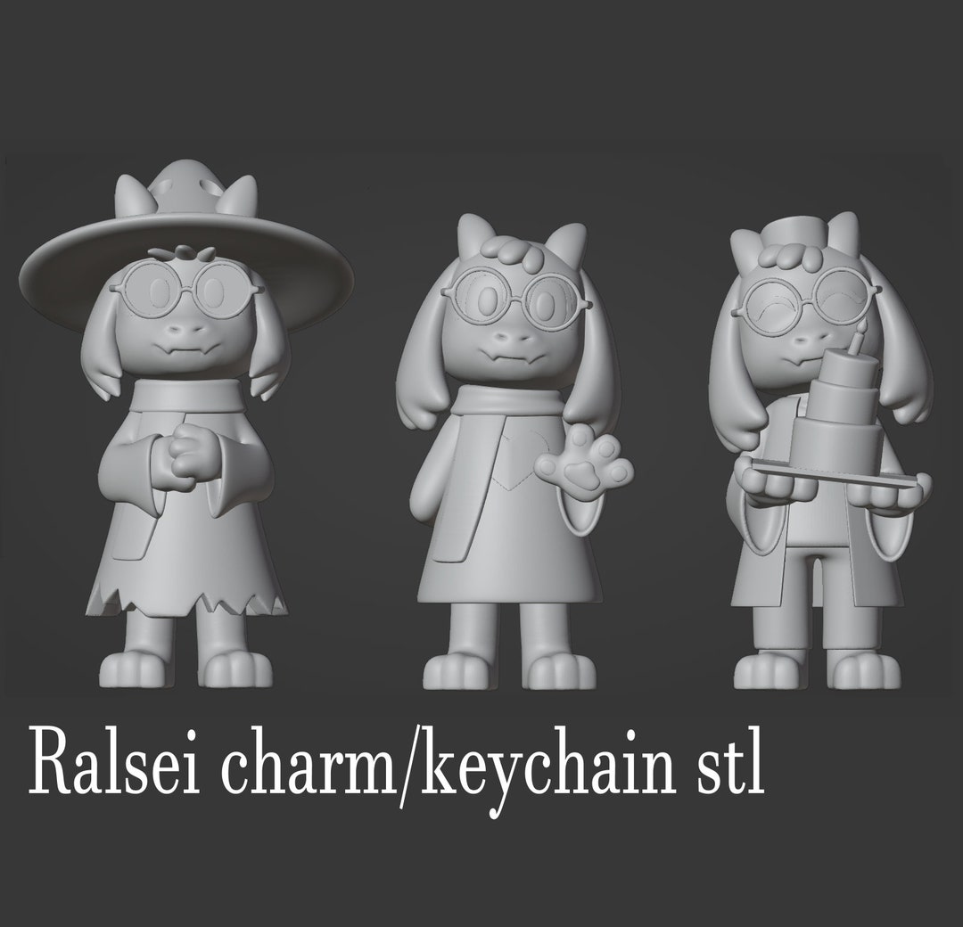 Ralsei Charm/keychain STL - Etsy