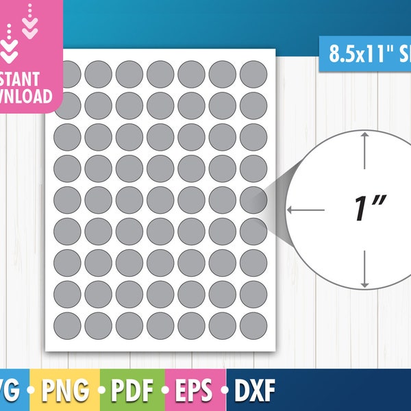 1 Inch Circle - Etsy