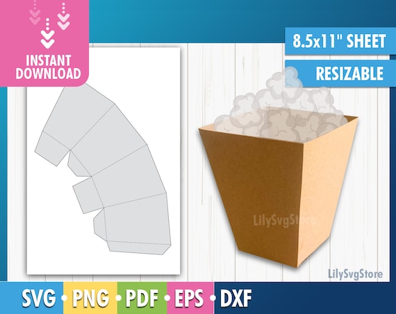 Paper Bucket Template