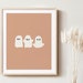 Happy Halloween Home Decor, Seasonal Digital Wall Art, Spooky Ghost ...
