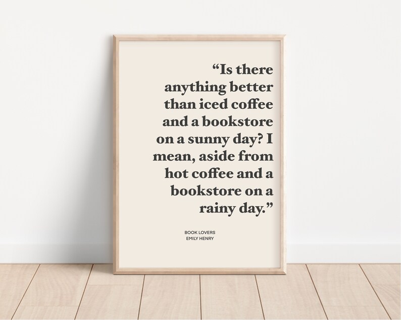 Book Lovers Poster, Bookish Wall Decor, Bookworm Poster, Printable Book ...