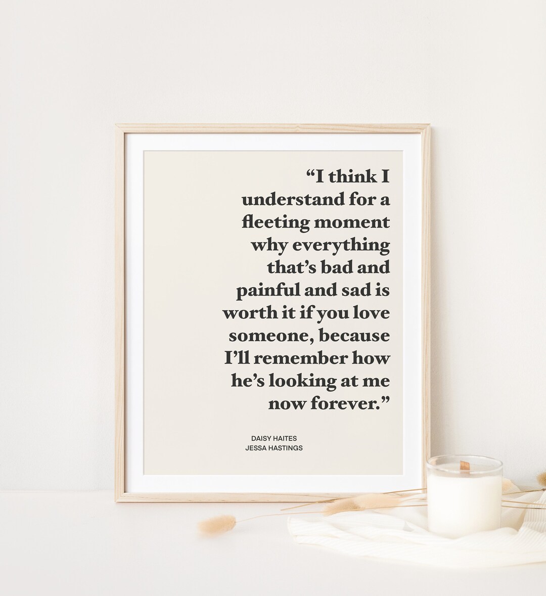 Daisy Haites Merch, Magnolia Parks Poster, Book Lover Gift, Gifts for ...