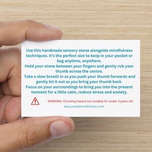 Mindful Sensory/worry Stones Multipack for Groups With Breathing ...