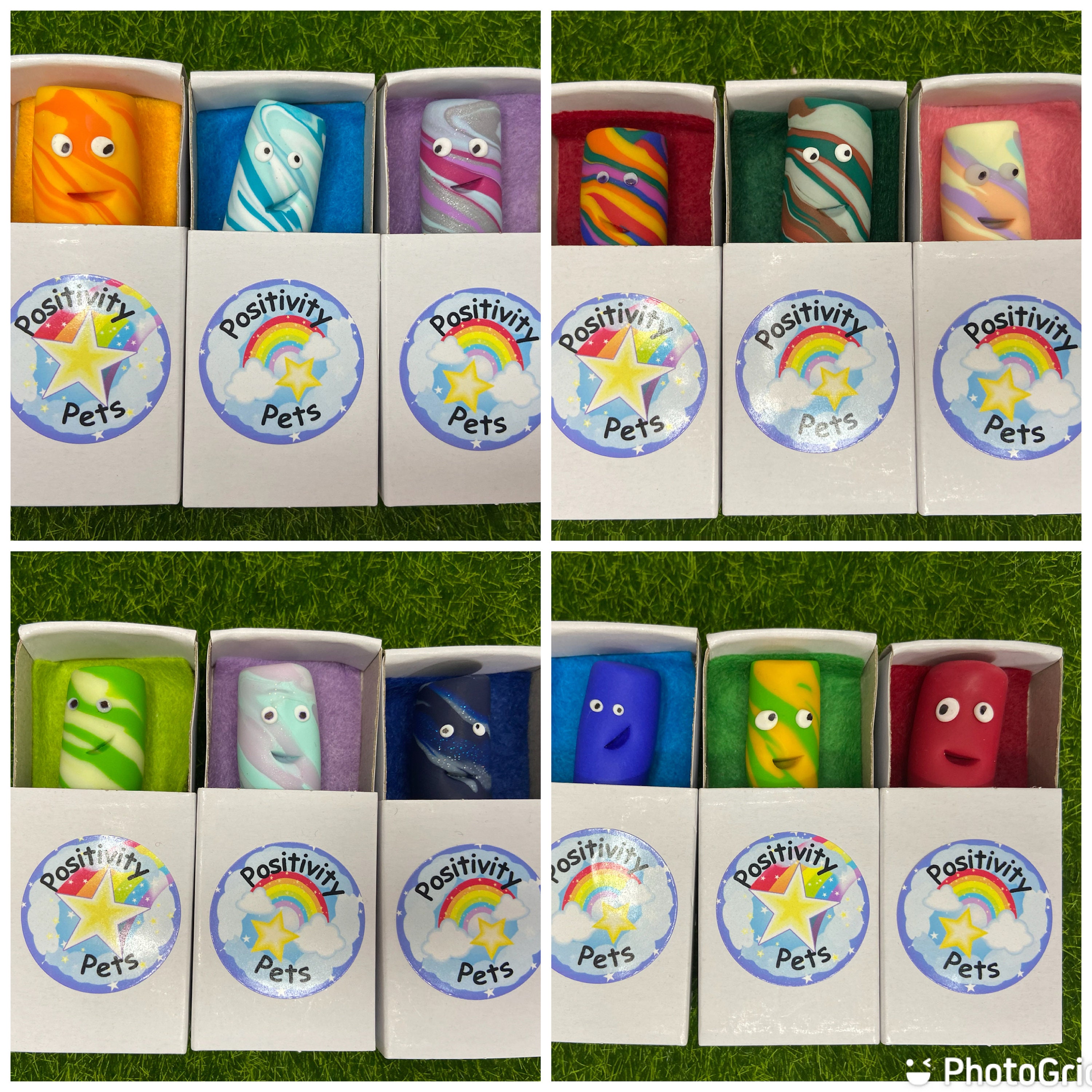 Mindfulness Positivity Pets Worry Stones worry Monsters - Etsy