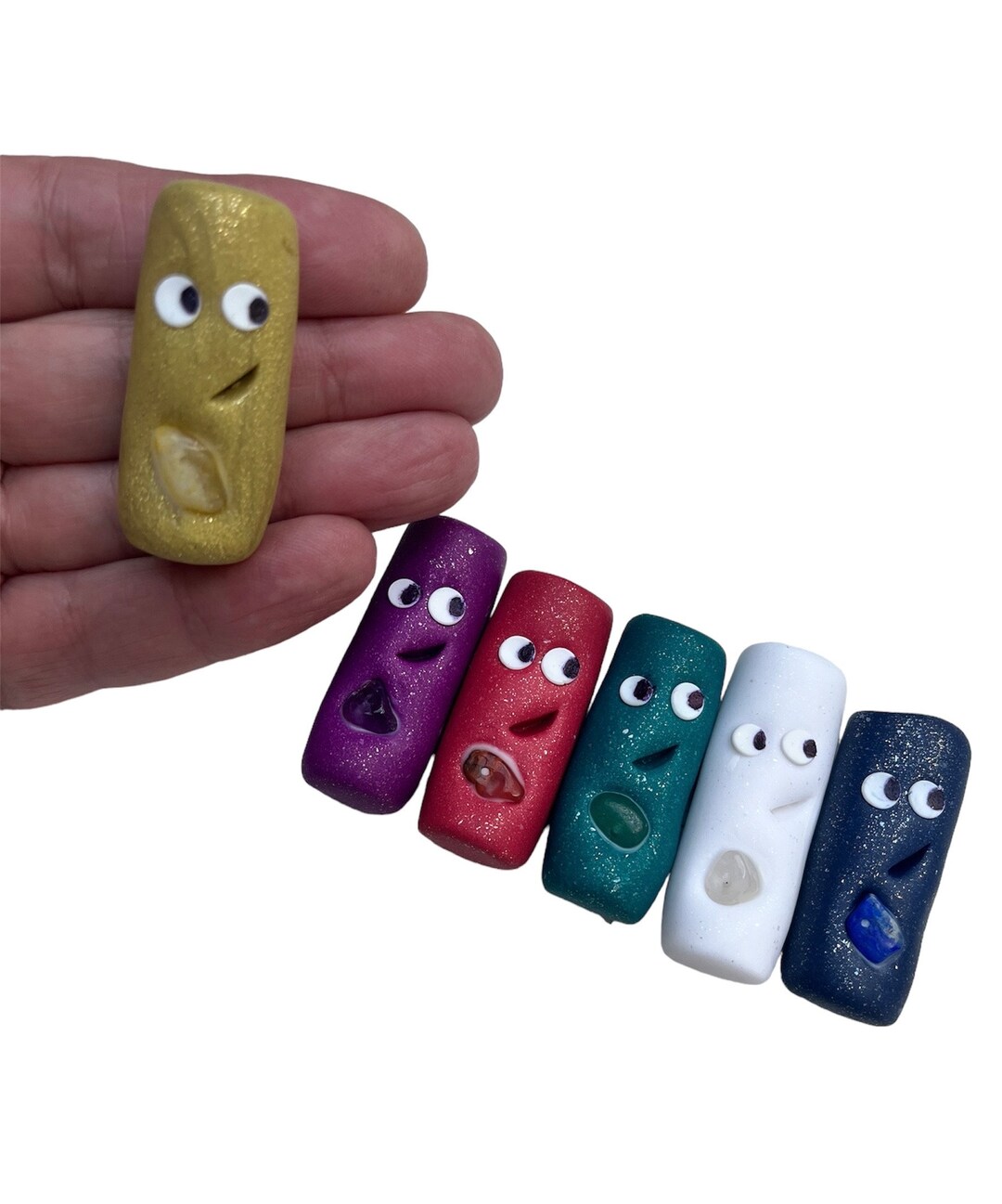 Positivity Pets - Happy Healers- Healing Crystals- Crystal Pocket Hug ...