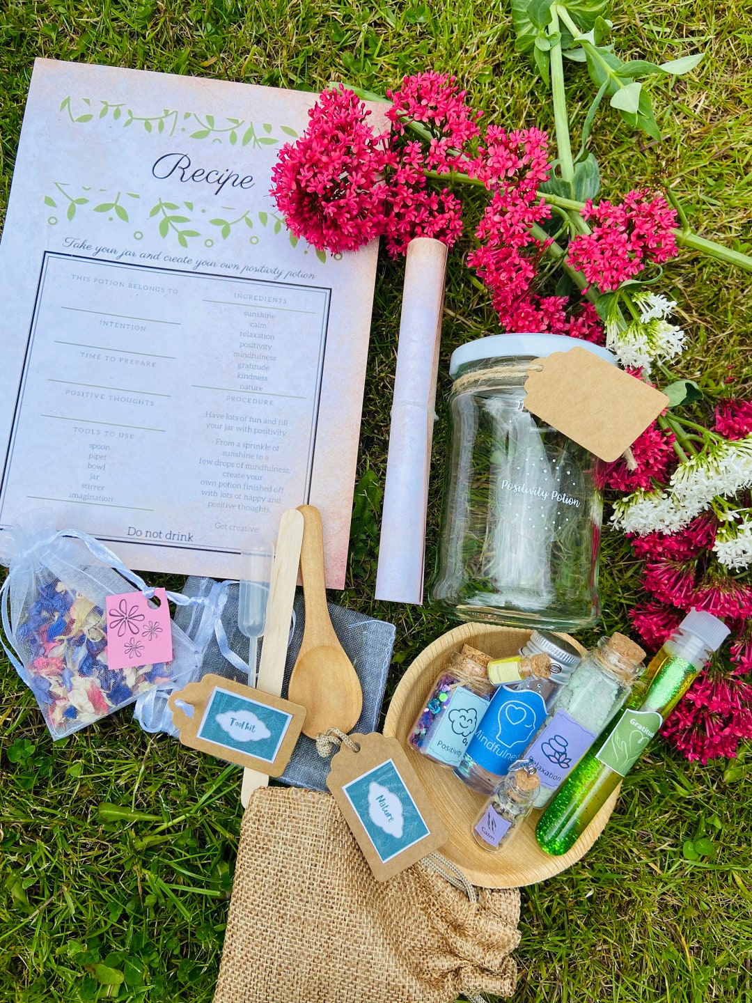 Mindfulness Positivity Potion Set Potion Party Halloween Gift - Etsy