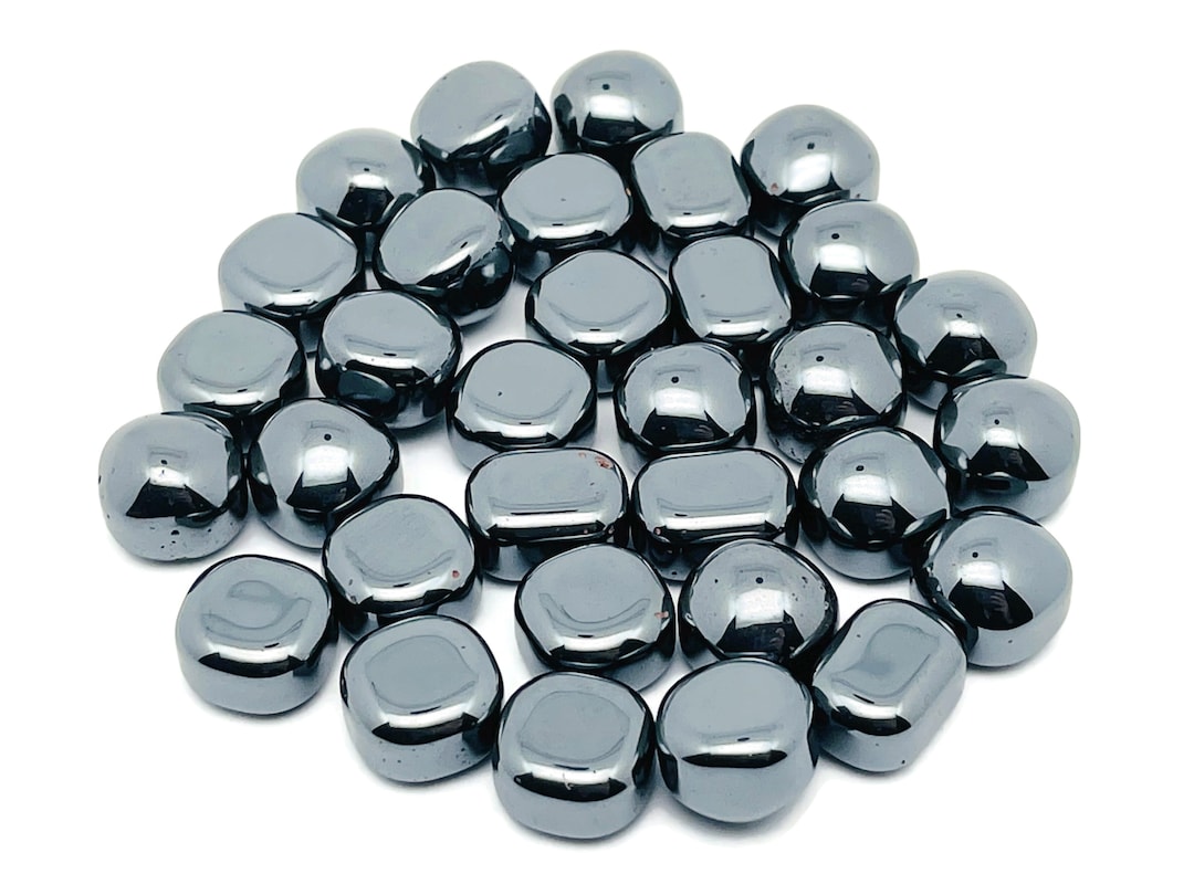 Hematite Tumbled Stone – Hematite Crystal Charm – Natural Hematite ...