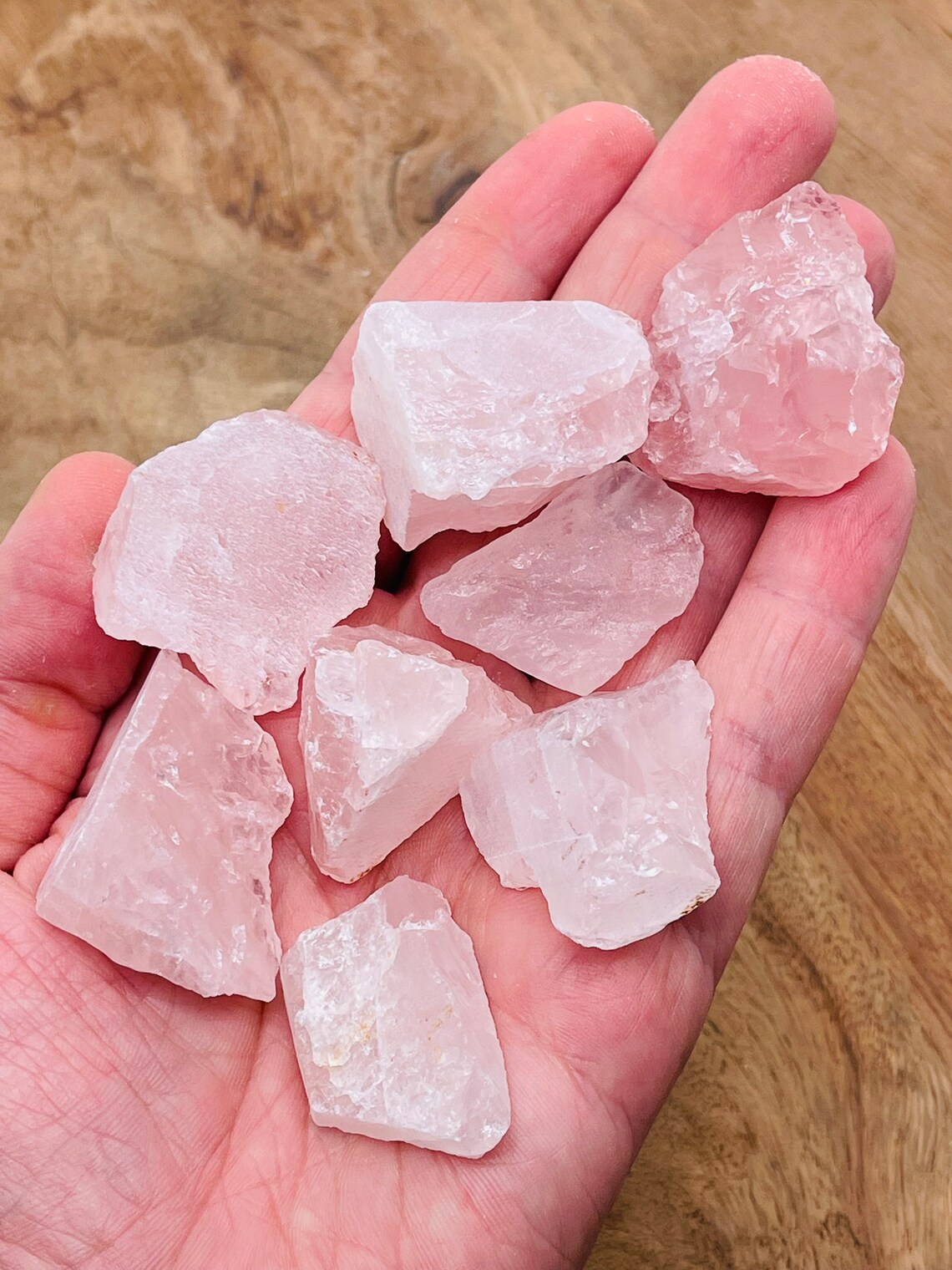 Rose Quartz Raw Stone – Rose Quartz Rough Crystal – Natural Rose Quartz ...