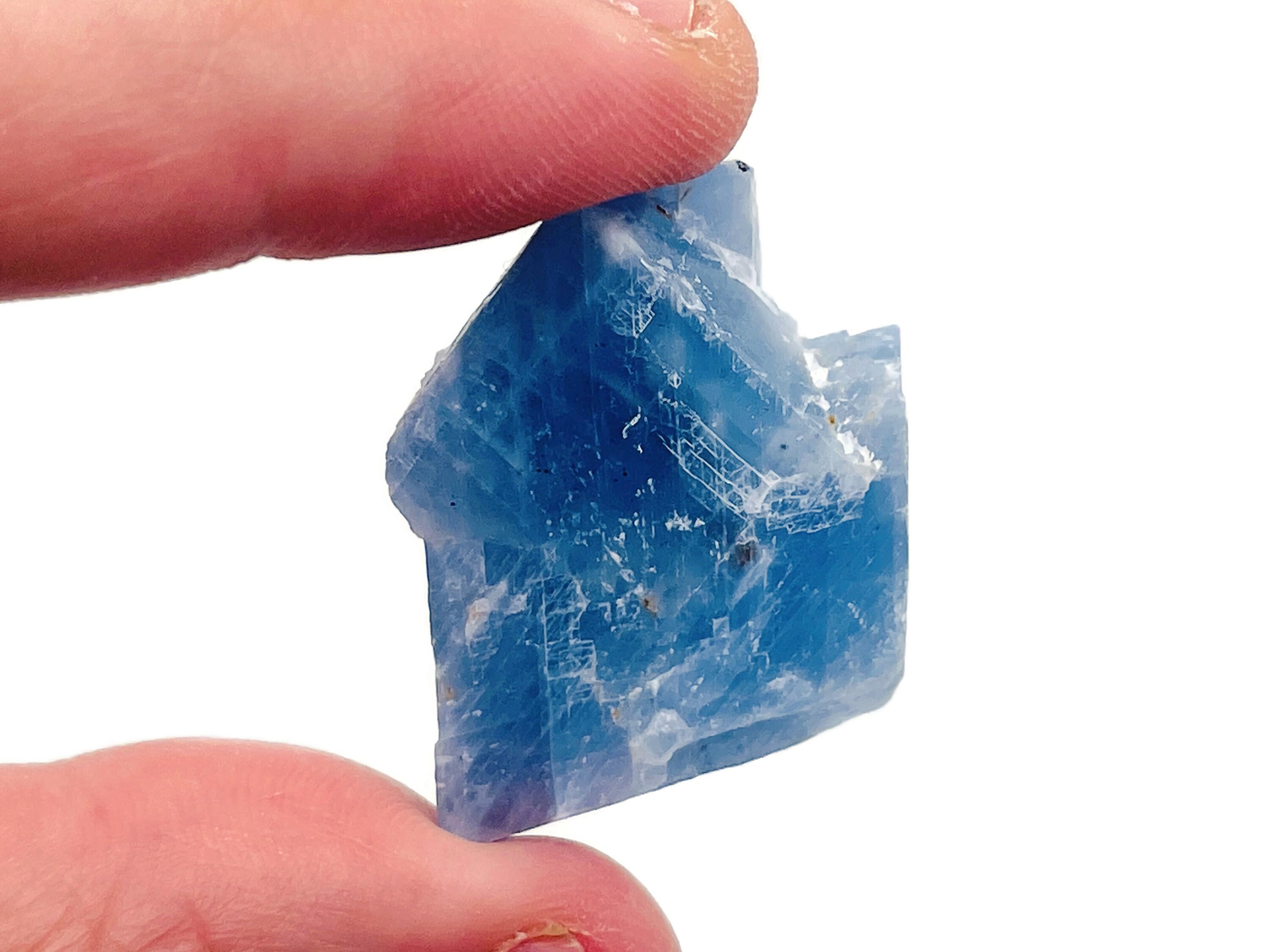 Blue Calcite Raw Stone Rough Blue Calcite Crystal Chunk - Etsy