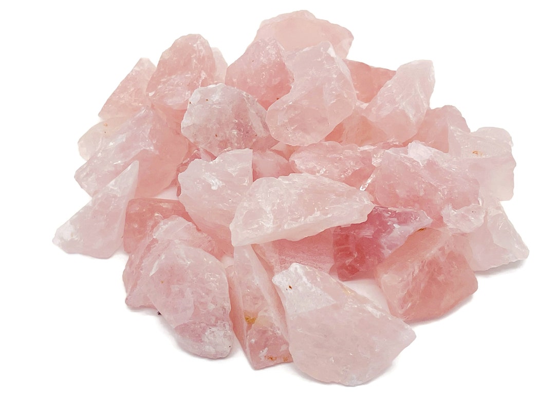 Rose Quartz Raw Stone – Rose Quartz Rough Crystal – Natural Rose Quartz ...