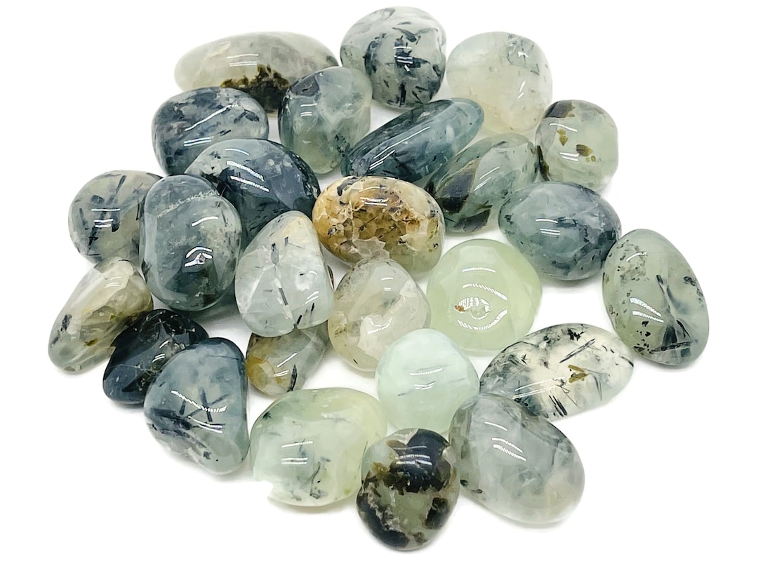 Prehnite Tumbled Stone - Natural Gemstone – Loose Gemstone – Tumbled ...