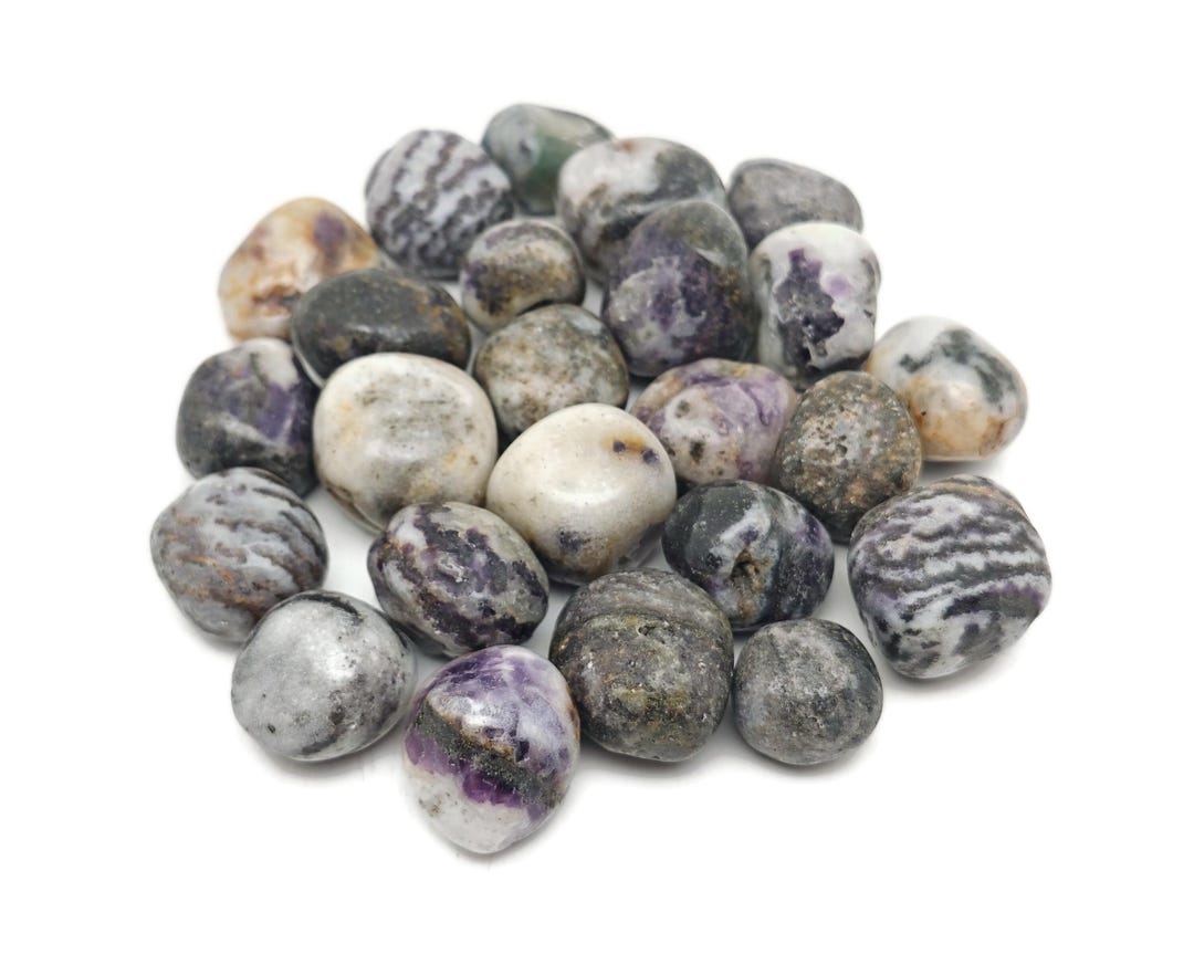 Purple Fluorite Root Tumbled Stone - Geniune Crystals - Gift Your Best ...