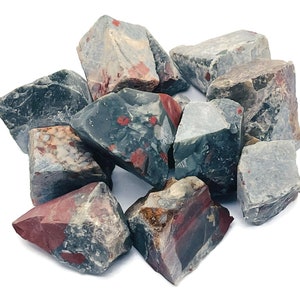 Raw African Bloodstone - Rough African Bloodstone - African Bloodstone ...