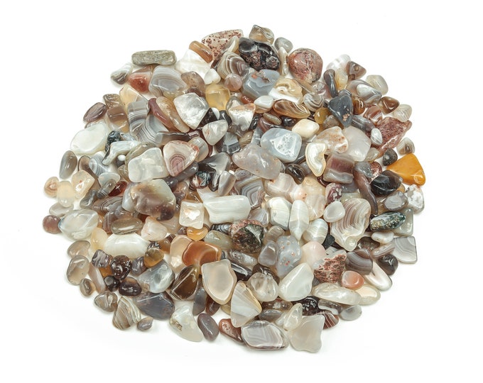Blue Lace Agate Chips Gemstone Chips Crystal Semi Tumbled - Etsy