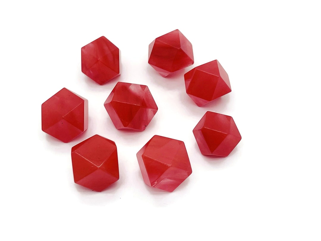 Cherry Quartz Polyhedron Crystal - Crystal Polyhedron Carving ...