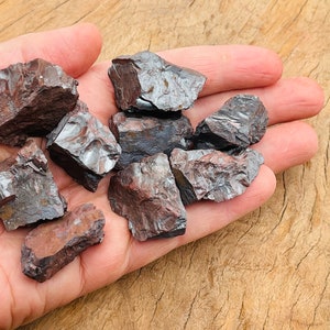 Hematite Stone Raw – Rough Hematite Stone - Natural Stone - Chunk ...