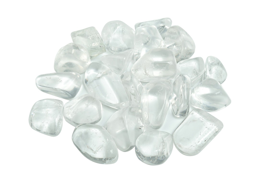 Clear Quartz Tumbled Stone A++ – Clear Quartz Crystal – Polished Stones ...
