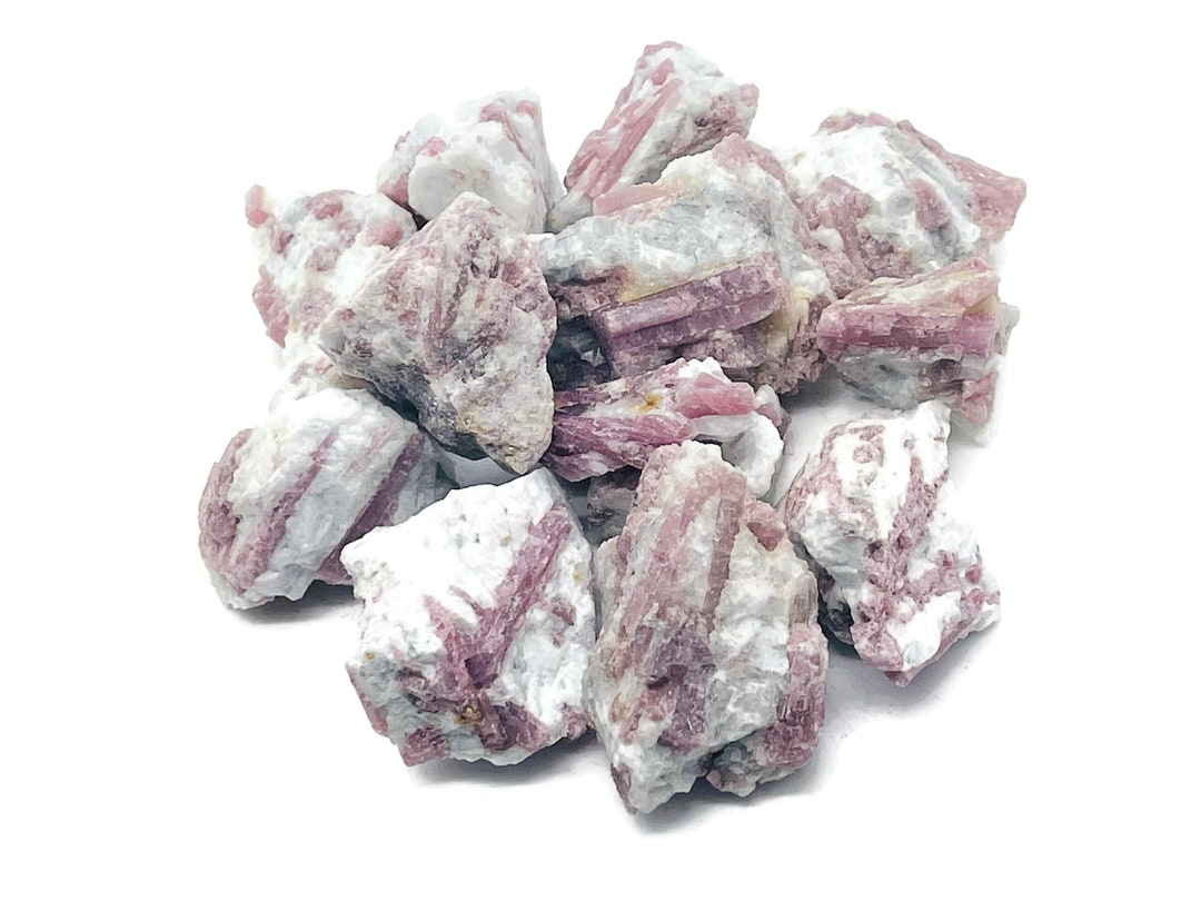 Raw Pink Tourmaline Stone - Rough Pink Tourmaline Crystal - Spiritual ...