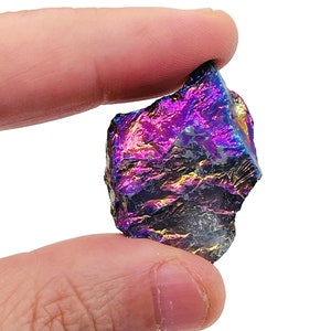 Rainbow Aura Quartz – Titanium Aura Quartz – Raw Crystal – Chunk Stones ...