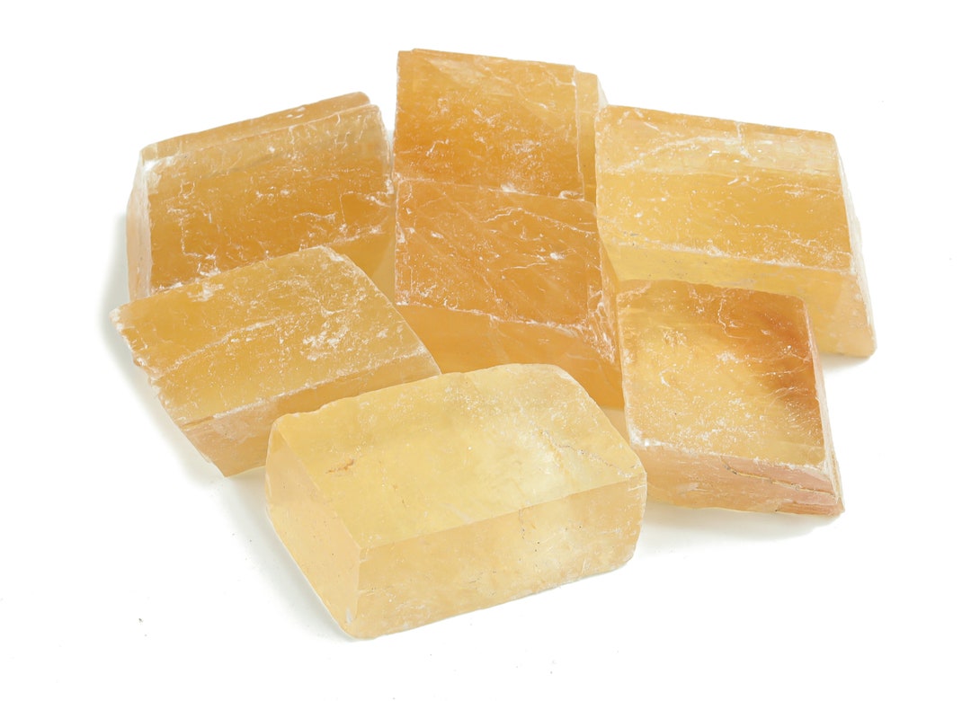 Iceland Spar Calcite Raw Stone - Rough Iceland Spar Calcite Chunk ...