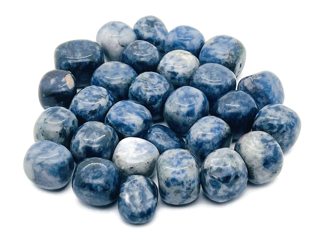 Blue Spot Jasper Tumbled Stone - Blue Spot Jasper Gemstones - Loose ...
