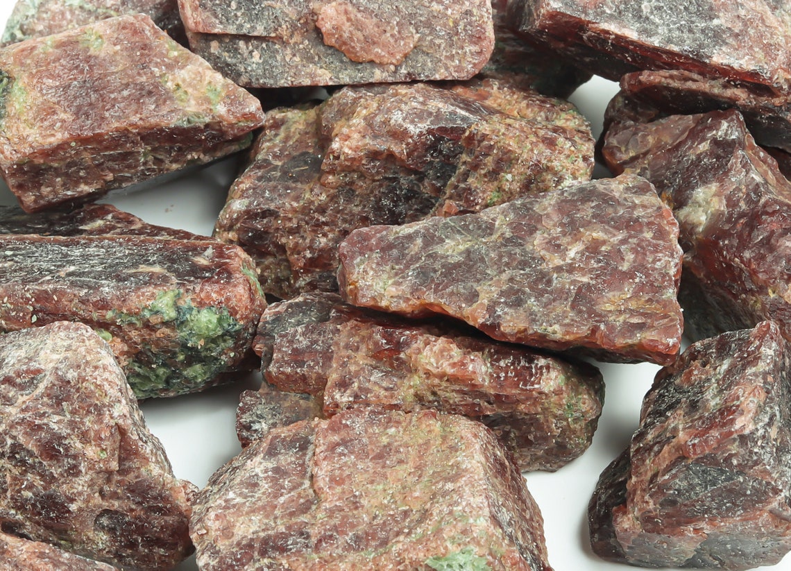 Raw Garnet Stone Rough Crystal Stone Gemstone Crystal - Etsy