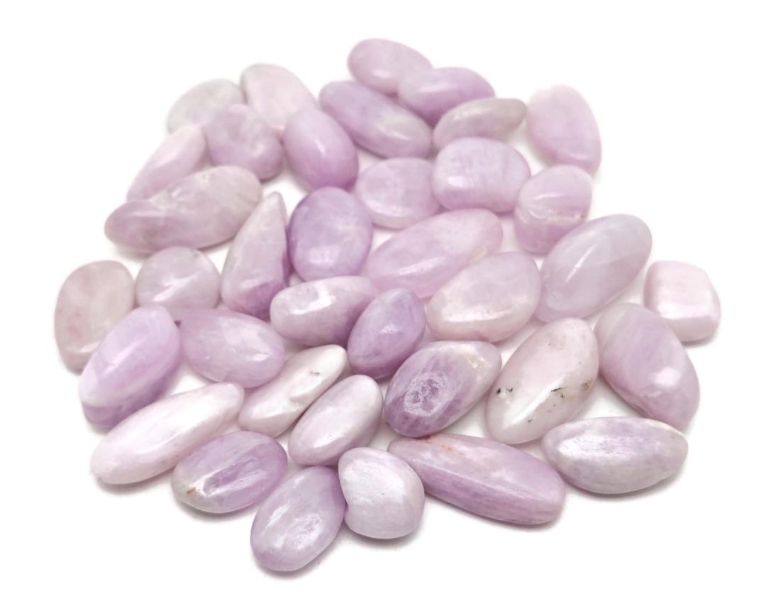 Kunzite Tumbled Stone AAA Grade - Kunzite Crystal - Healing Stone ...