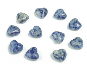 Blue Stone Heart | Etsy