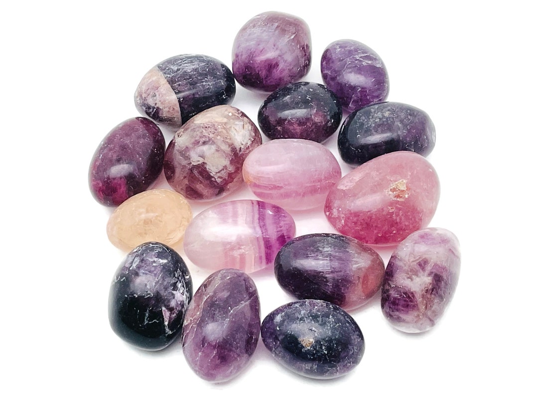 Purple Fluorite Tumbled Stone – Purple Crystal Stone - Gemstone ...