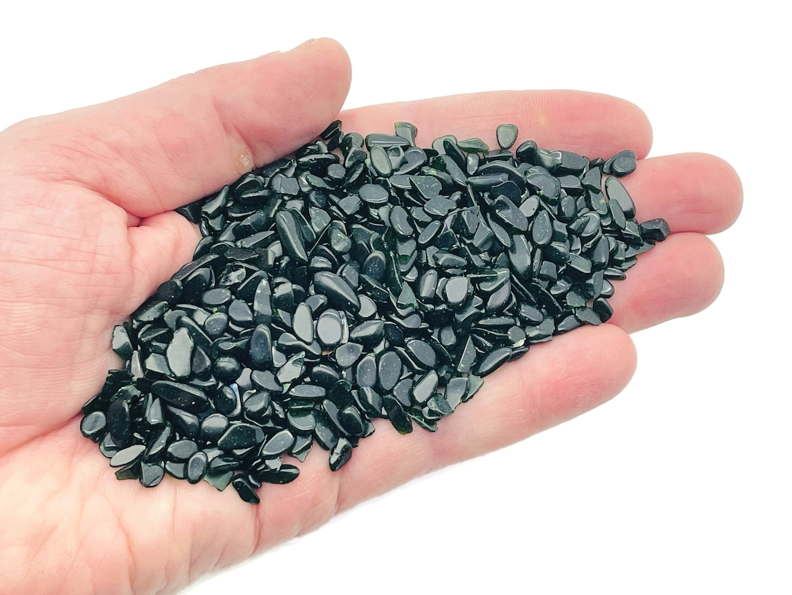 Green Goldstone Chips - Gemstone Chips – Crystal Semi Tumbled Chips ...