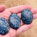 Blue Spot Jasper Palm Stone – Oval Blue Spot Jasper Stone –natural ...