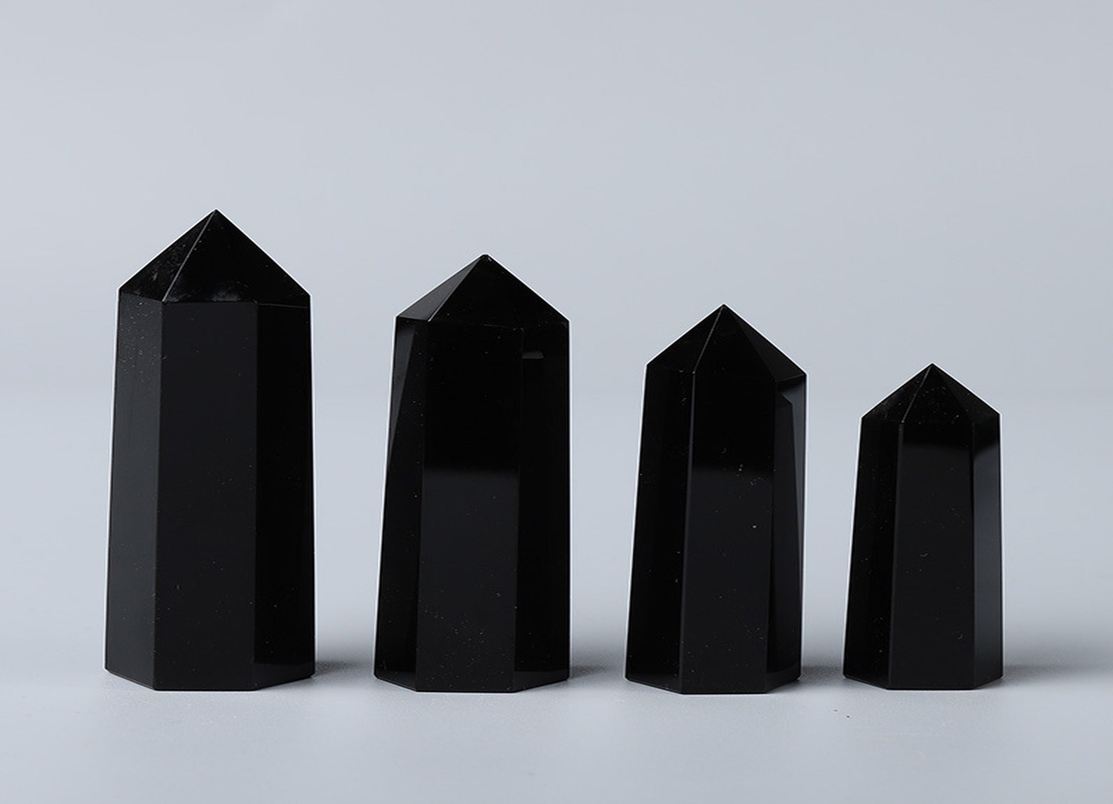 Obsidian Obelisk Tower Stone – Obelisk Tower Point Crystals ...