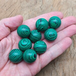 Malachite Synthetic Sphere Stone – Crystal Sphere - Healing Stone ...