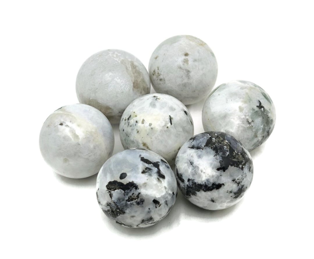 Rainbow Moonstone Sphere Stone – Crystal Ball - Healing Crystal Stones ...