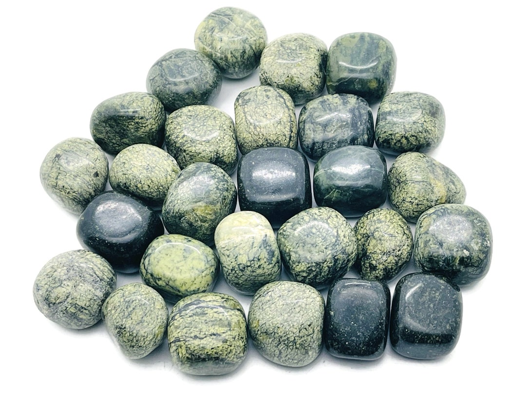 Asterite Serpentine Tumbled Stone – Asterite Serpentine Crystal - Loose ...
