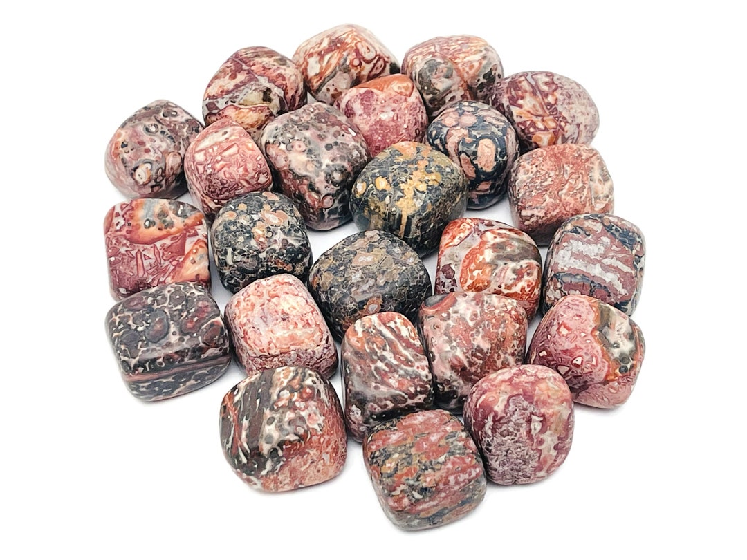 Leopard Skin Jasper Tumbled Stone – Meditation Stone – Empowerment ...