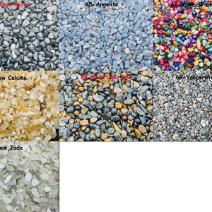 Crystal Chips – Gemstone Chips – Crystal Semi Tumbled Chips - Bulk ...
