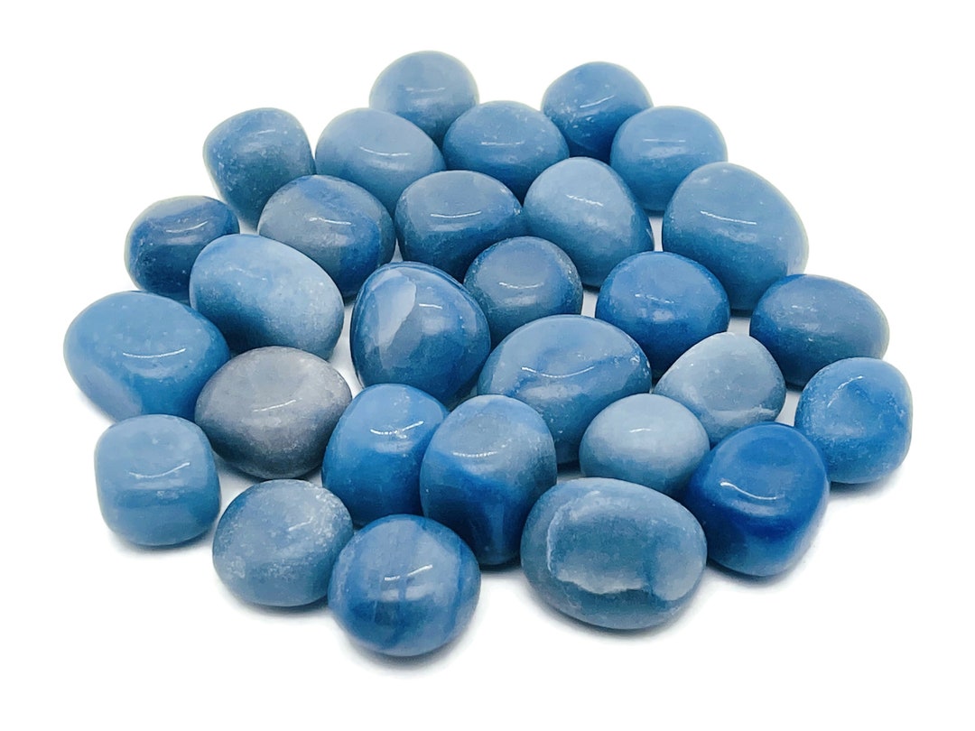 Blue Aventurine Tumbled Stone - Blue Aventurine - Pretty Blue Stone ...