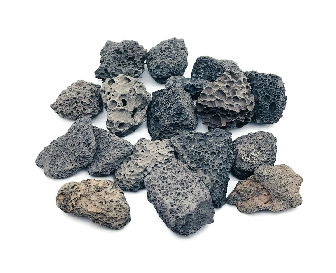 Raw Lava Volcanic Stone - Rough Natural Lava Stone Crystal Gemstone ...