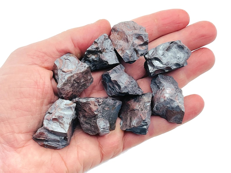 Hematite Stone Raw – Rough Hematite Stone - Natural Stone - Chunk Gemstone - Healing Crystal ...
