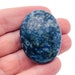 Blue Spot Jasper Palm Stone – Oval Blue Spot Jasper Stone –natural ...