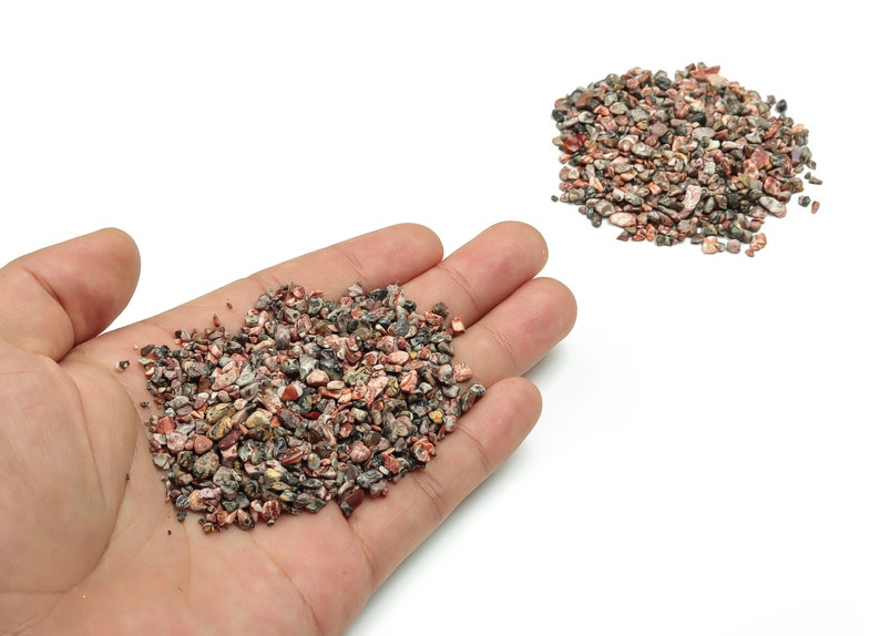 Leopard Skin Jasper Chips – Gemstone Chips – Crystal Semi Tumbled Chips ...