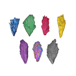 Aura Kyanite Fan - Choose Your Color Kyanite Fan Crystal – Gemstone ...