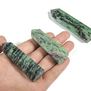 Ruby Zoisite Obelisk Tower Stone - Obelisk Tower Crystal Stone ...